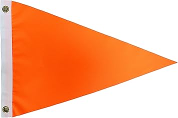 Amazon.com : Heavy Duty Orange Safety Flag 12x18 Inch -Longest Lasting ...