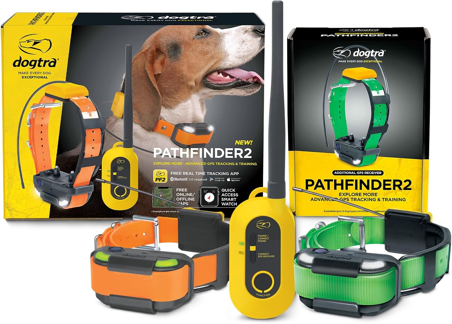 Amazon.com: Dogtra 2 Dog Pathfinder 2 GPS Dog Tracker e Collar with ...