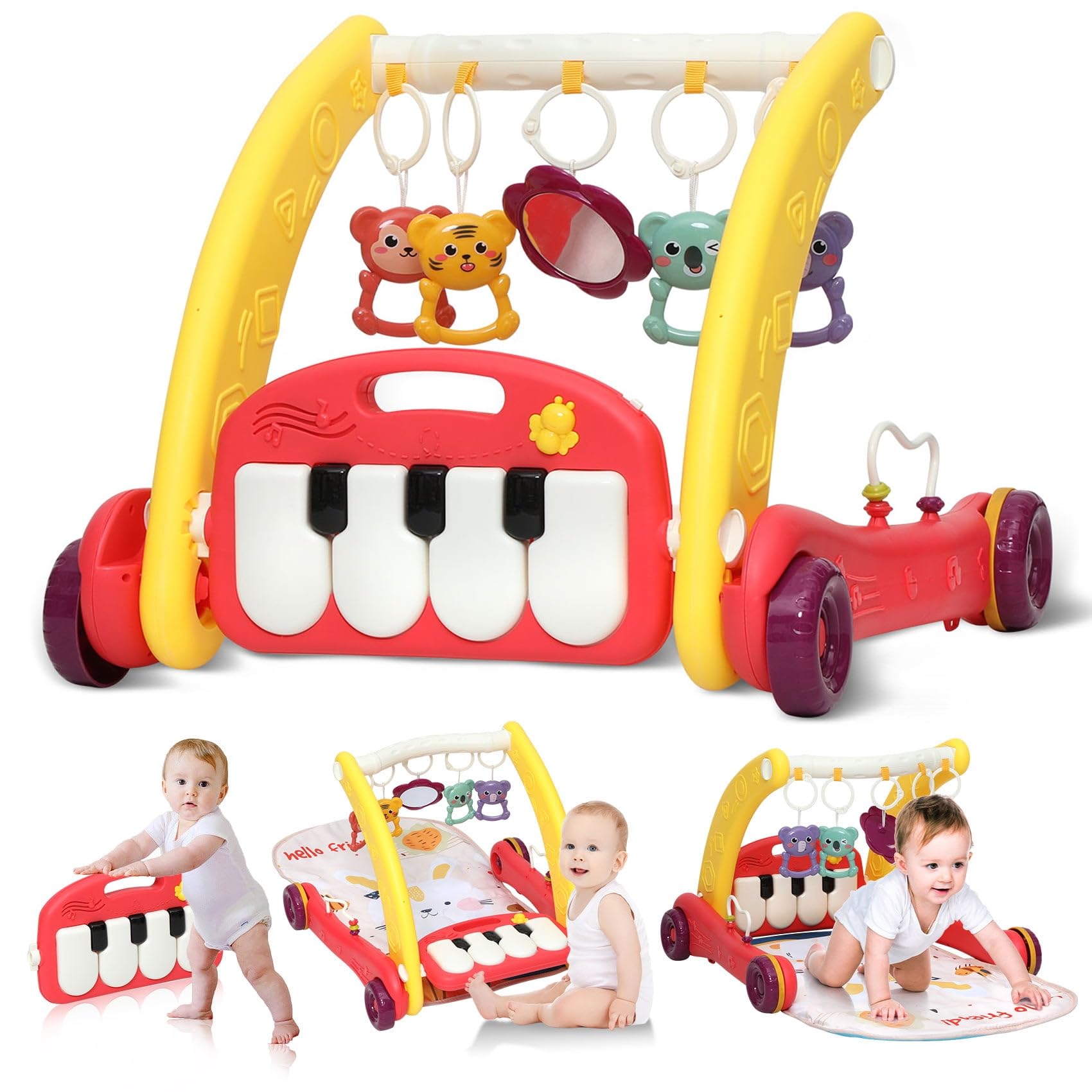 Buy Magicwand 2-in-1 Multi-Function Piano Baby Activity Gym Playmat ...