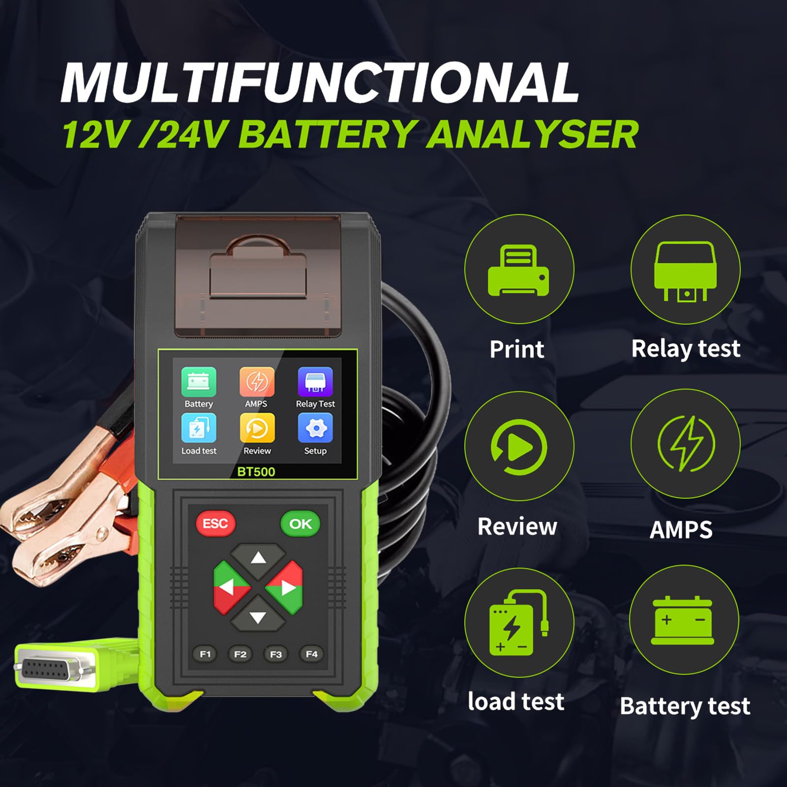 Snapklik.com : Topdiag BT500 Battery Tester Automotive 20-2000 CCA Car ...