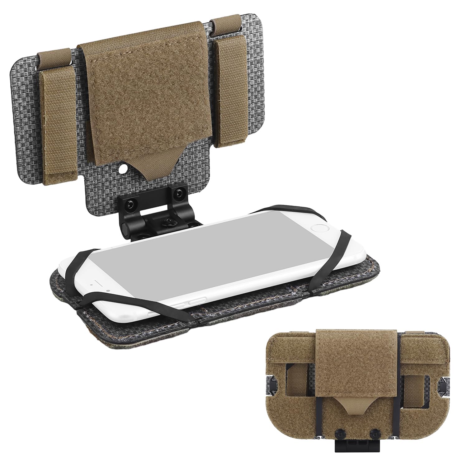 Amazon.com: Zhongren Tactical Plate Carrier MOLLE Vest Phone Holder ...