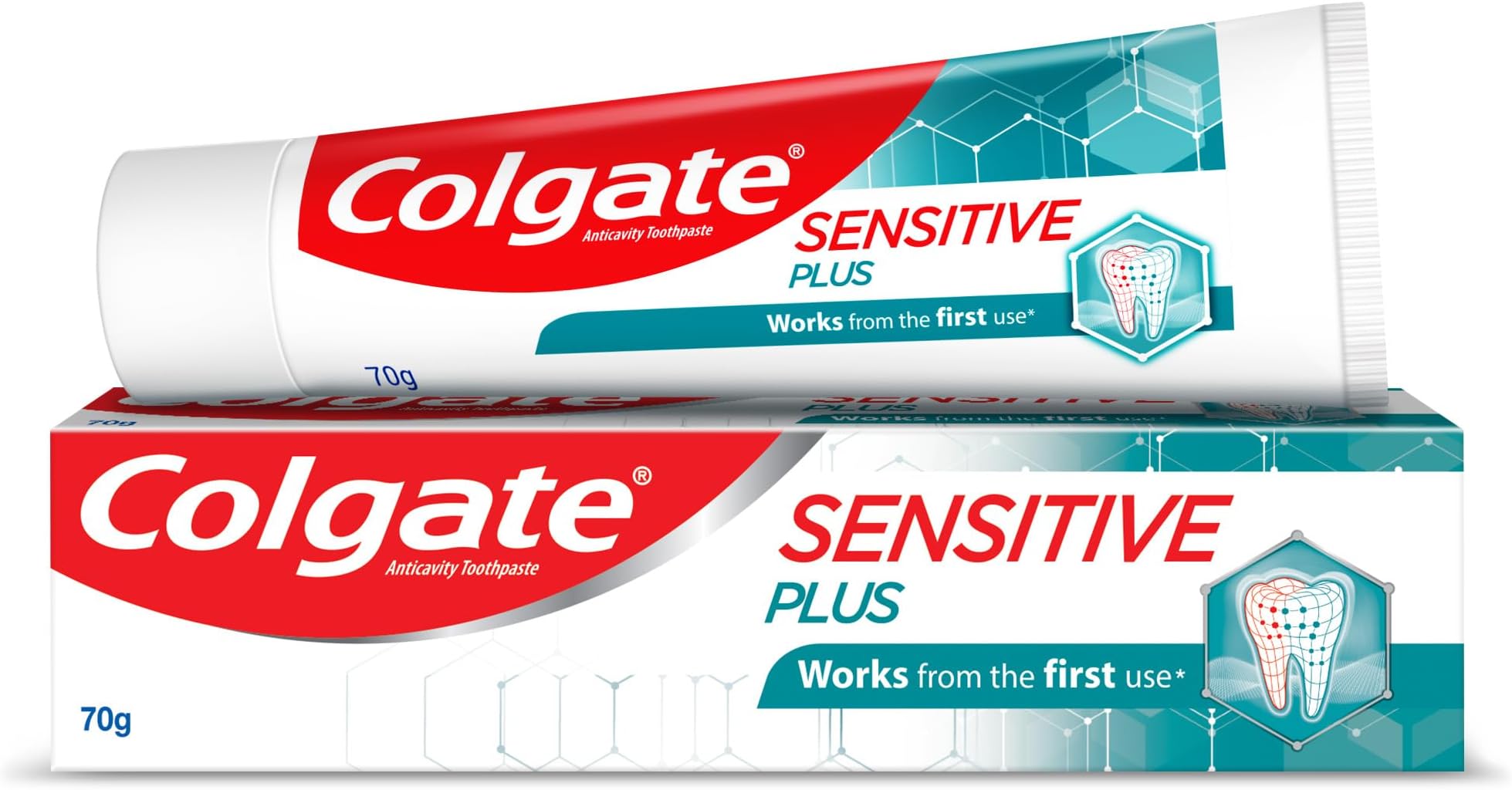 Amazon.com : Colgate Toothpaste Sensitive Plus - 70g (Sensitivity ...
