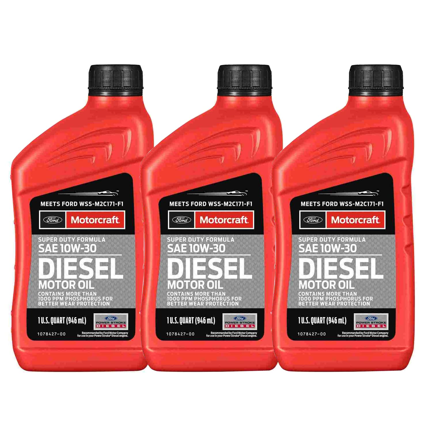 Amazon.com: Genuine OEM Super Duty Diesel Motor Oil - (SAE 10W-30) (3 ...
