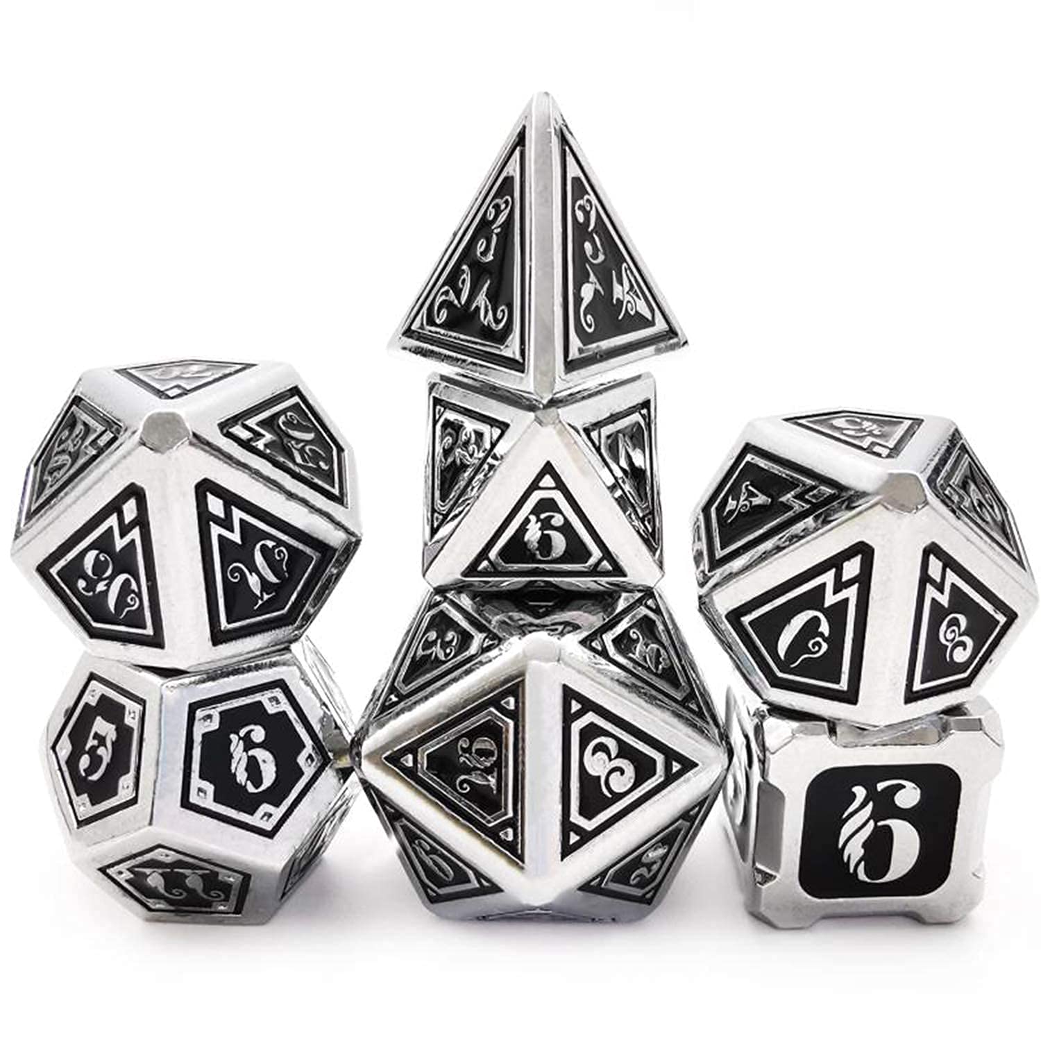 Precision Dice With Fancy Edges