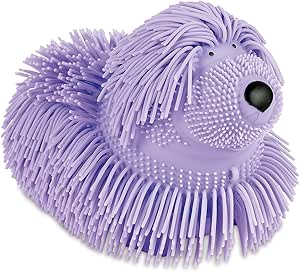 Amazon.com: Lillian Vernon Puffer Dog, Purple Rubber Dog, Squishable ...