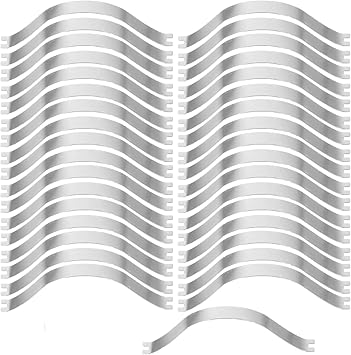 UtySty 60 Pack Canvas Float Frames Spring Clips Replacement Metal ...