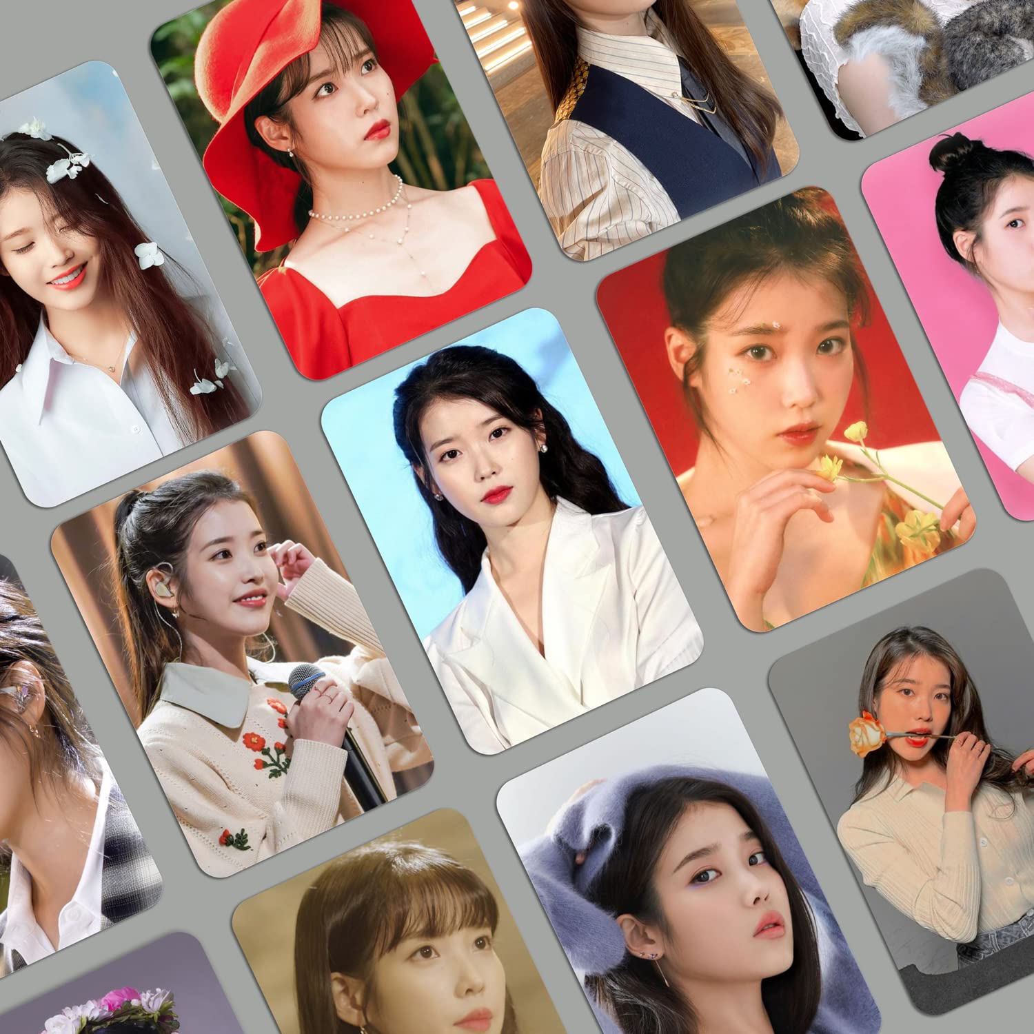 Buy IU (Lee Ji-eun) Photocards (Solo Kpop Idol) Set of 14 + 2 Freebies ...