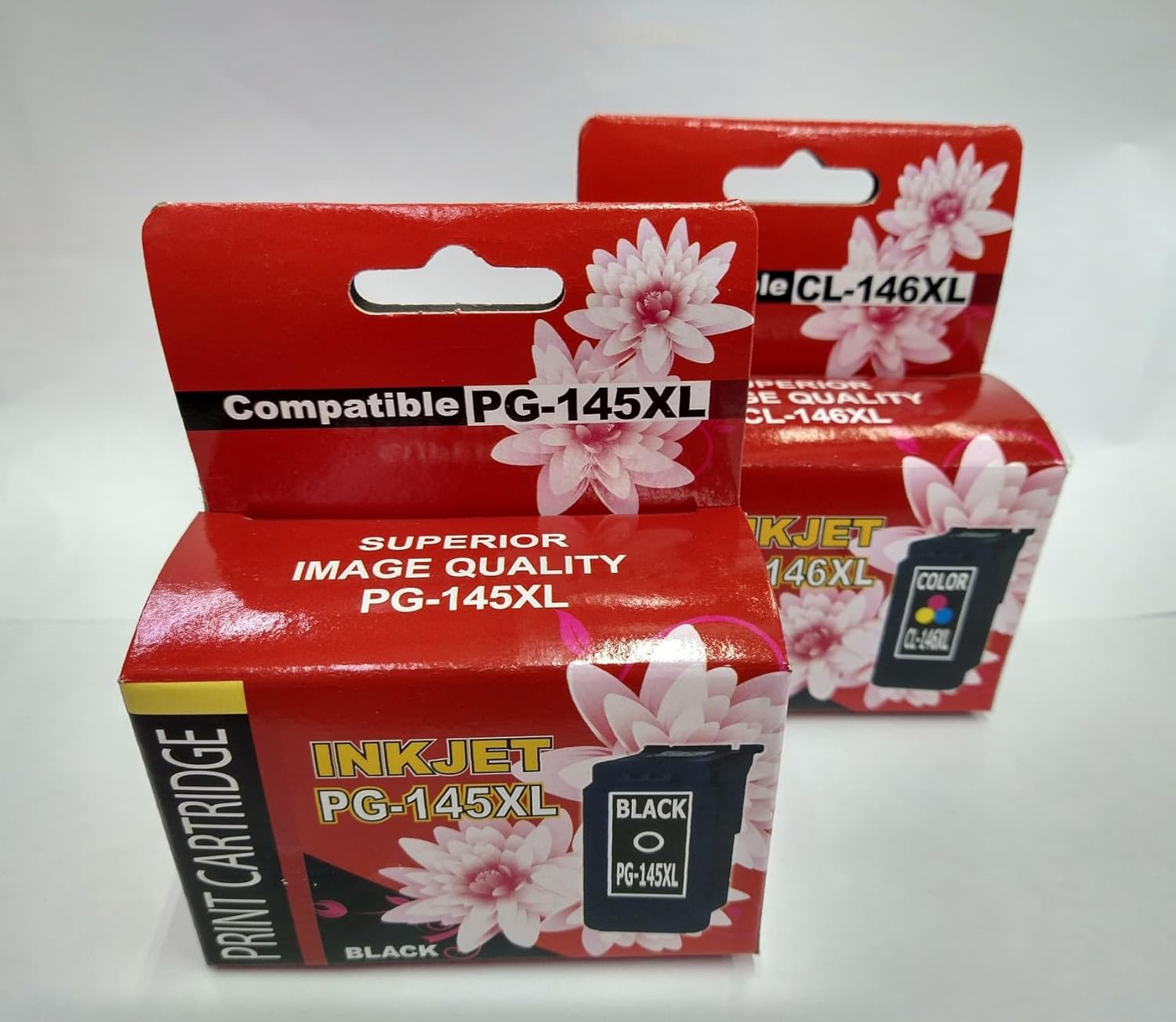 Genérico CL-146 XL de Color y Cartucho de Tinta PG-145 XL Negro Canon. Alto Rendimiento ...