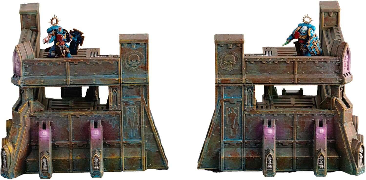Amazon.com: Forward Guard Corner Bunkers Miniature Terrain for Wargames ...