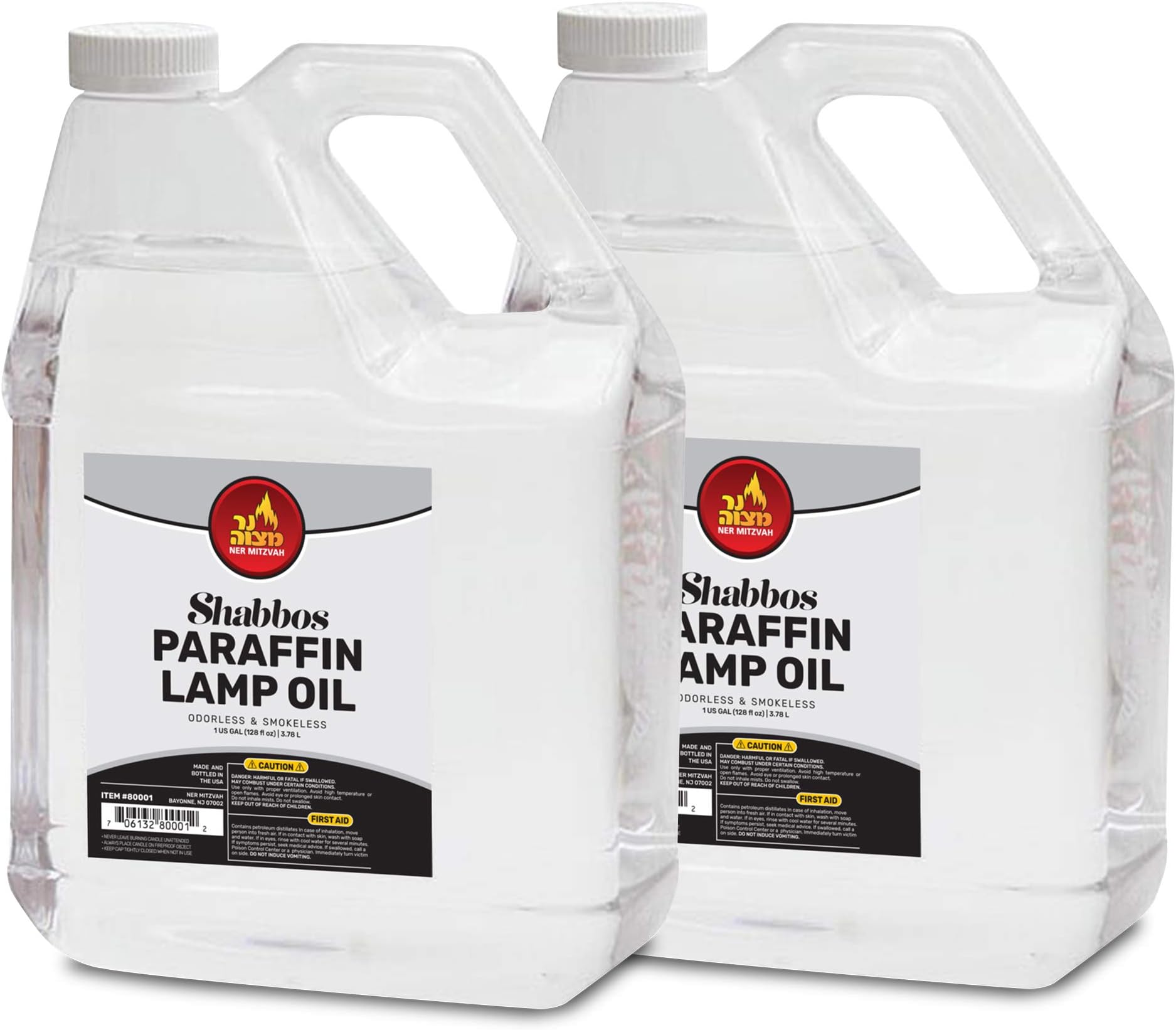 Amazon.com: HYOOLA 1-Gallon Liquid Paraffin Lamp Oil - Clear Smokeless ...
