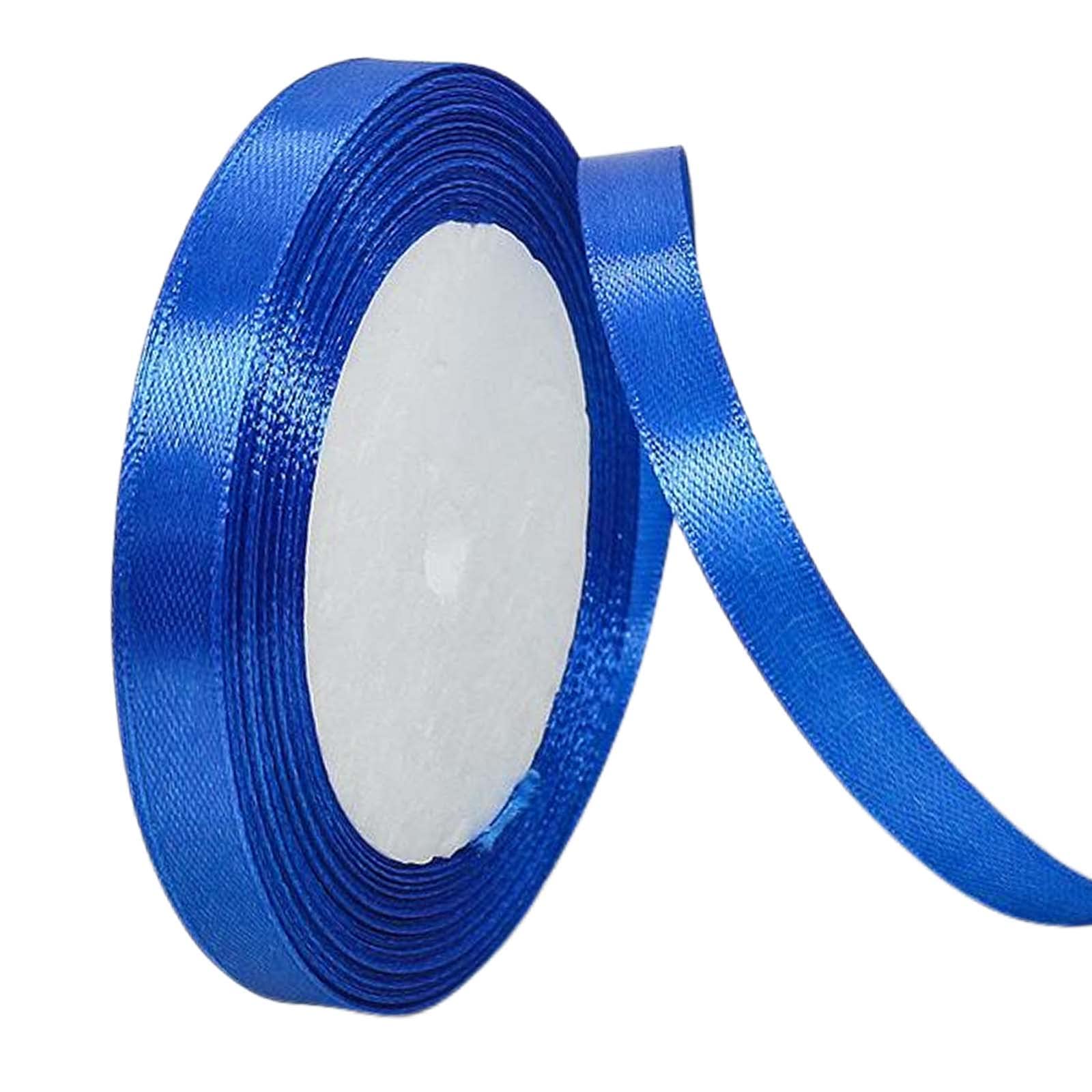 POPOYU Royal Blue Satin Ribbon 10mm for Gift Wrapping,23 Meters Royal ...