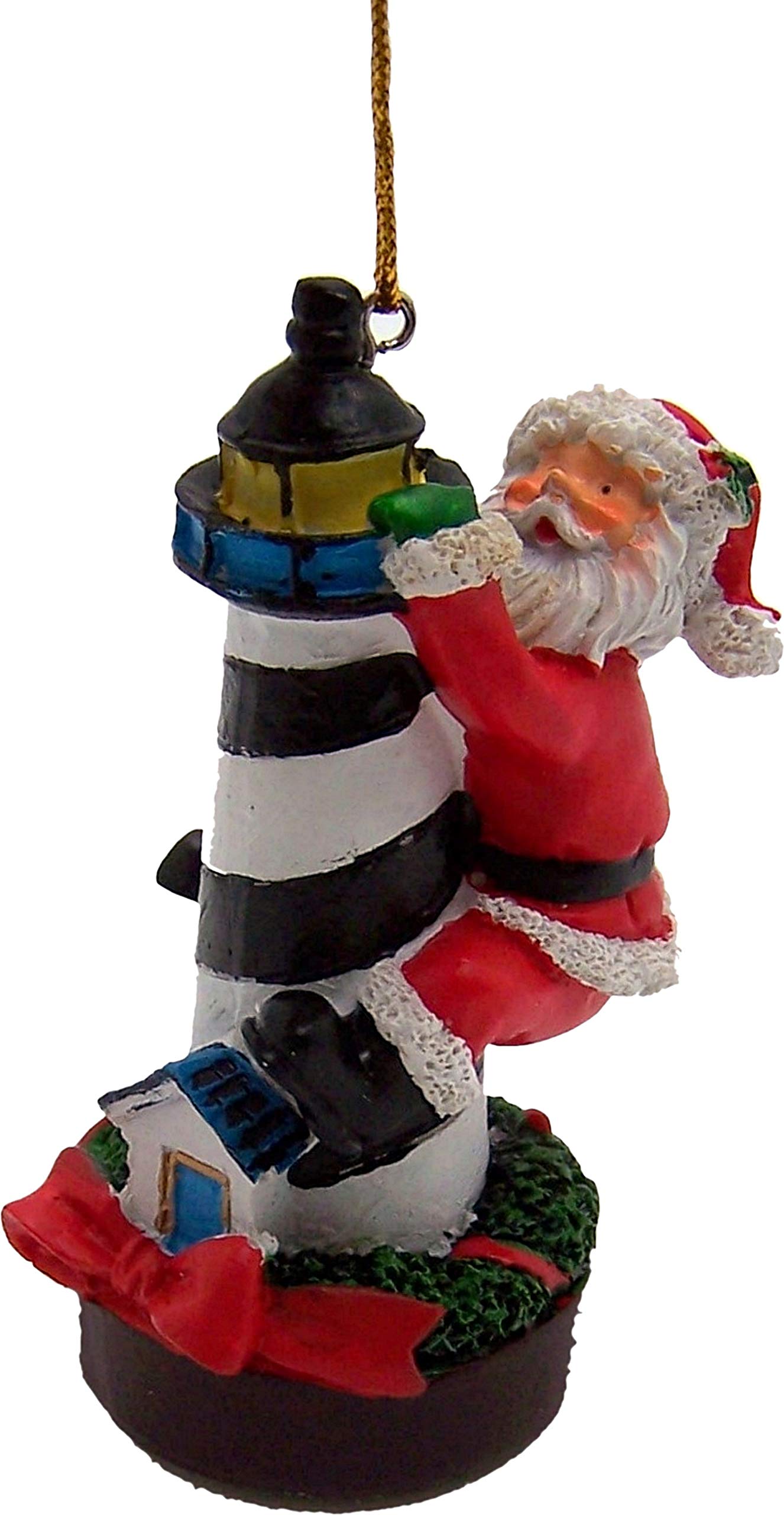 Amazon.com: Wowser Nautical Themed Santa on a Lighthouse Christmas ...