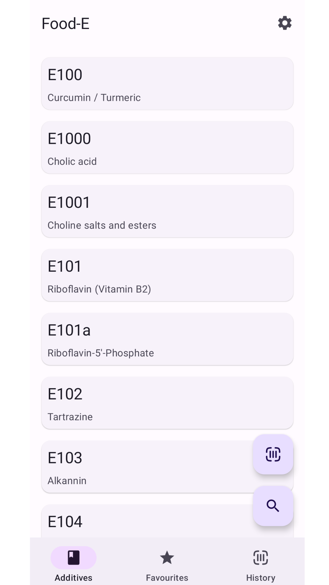 Food-E: Additive Info & Nutrition Guide - App on Amazon Appstore
