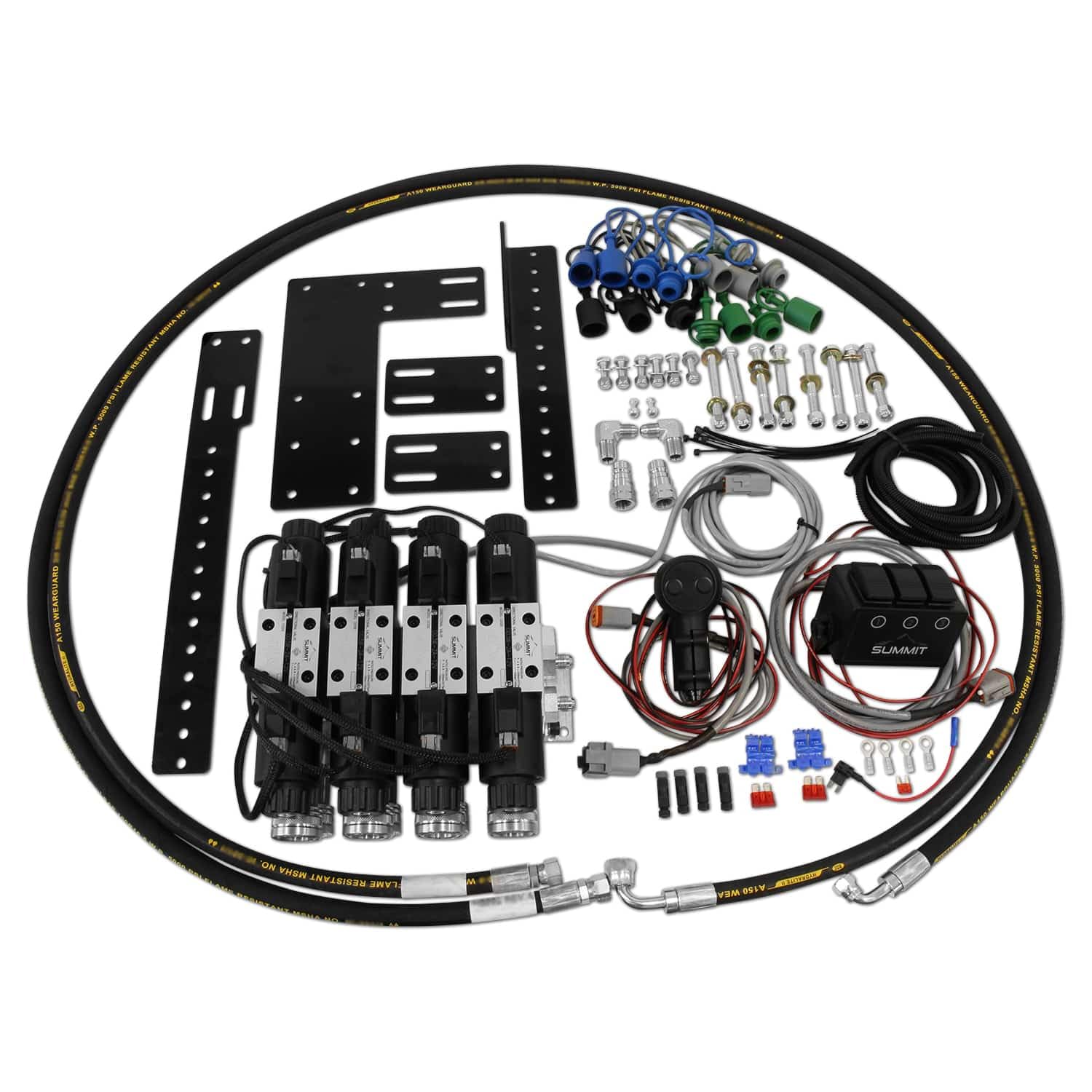 Rear Hydraulic Valve Kit for Kioti DK Series Tractors w/o Factory ...