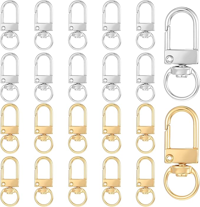 Amazon.com: Giantree 30 Pcs Metal Lobster Claw Buckles, Swivel Snap ...