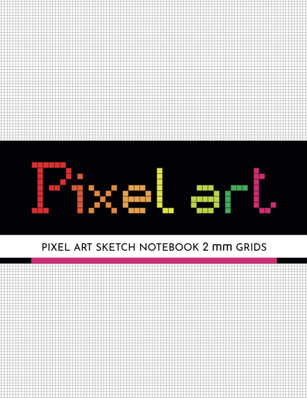 Amazon.com: Pixel Art Sketch Notebook - 2mm Grids: Blank graph paper to ...