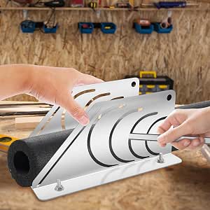 GLMFAN Foam Pipe Insulation Cutting Guide, Precision 45° Rubber ...