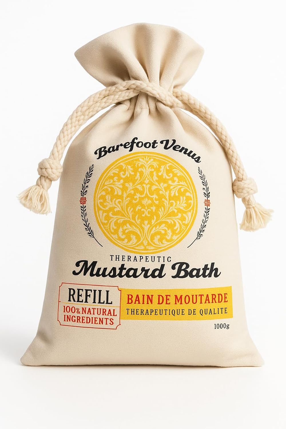 Amazon.com : Mustard Bath 1KG Refill | Bath Soak : Beauty & Personal Care