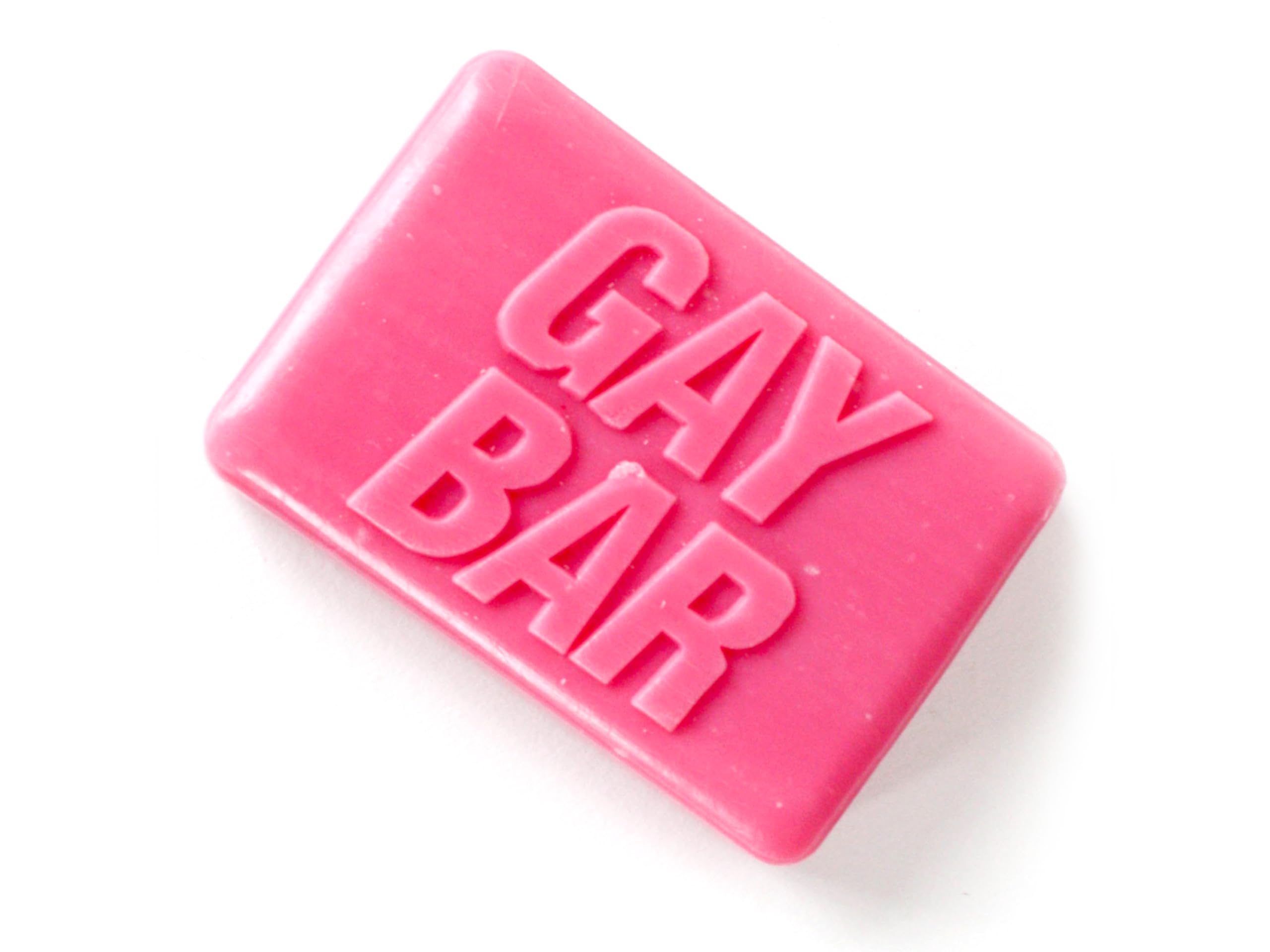Amazon.com: Gift Republic Gay Bar Soap Novelty Pride Soap LGBTQ+ Rose Scented Soap Bar Bright ...