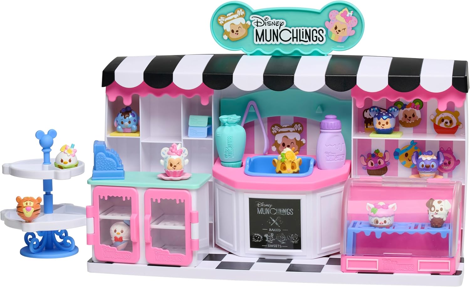Amazon.com: Just Play Disney Munchlings Mini Munch Bakery, 25-Piece ...