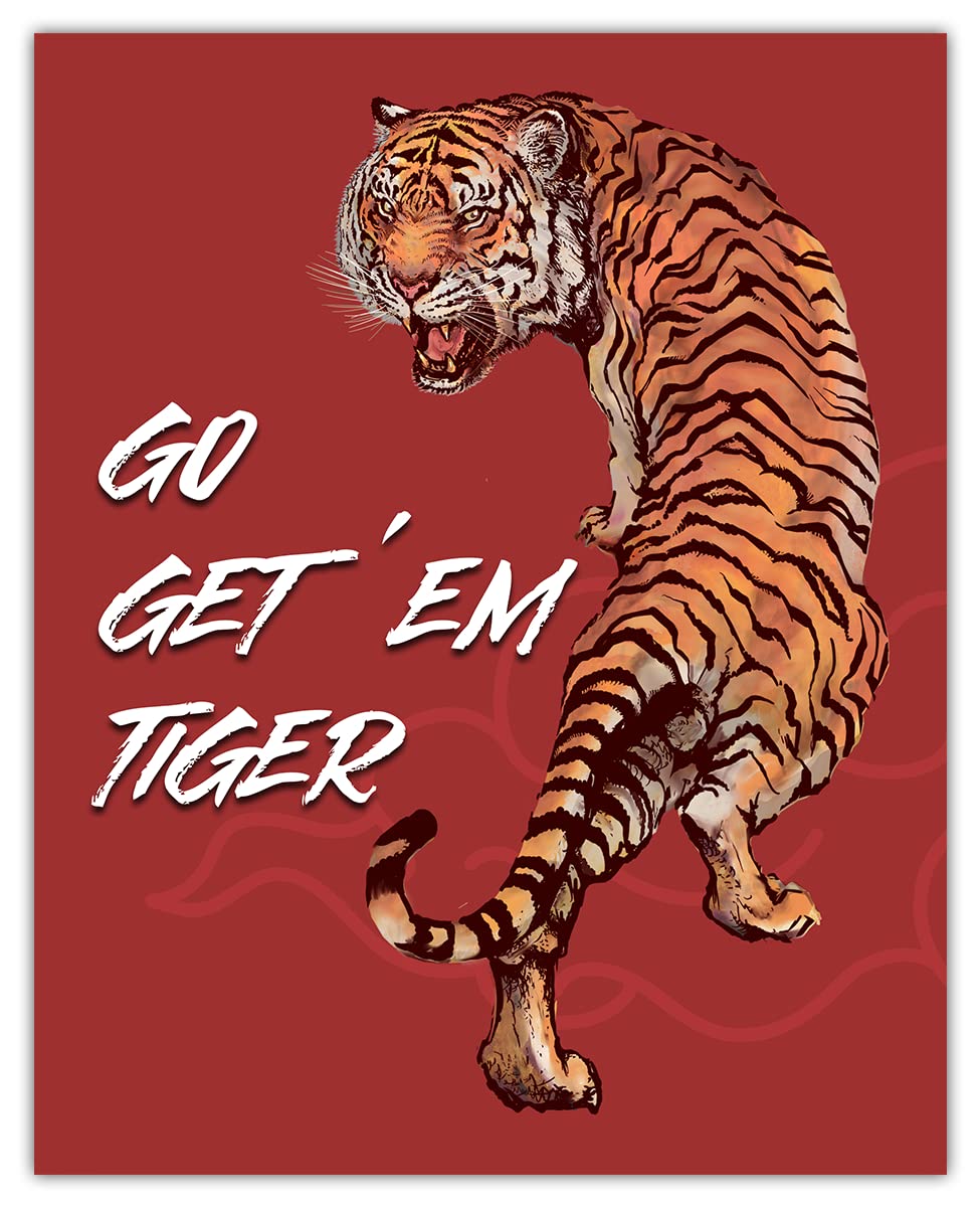 Amazon.com: Positive Affirmations Wall Decor for Kids: "Go Get 'Em ...