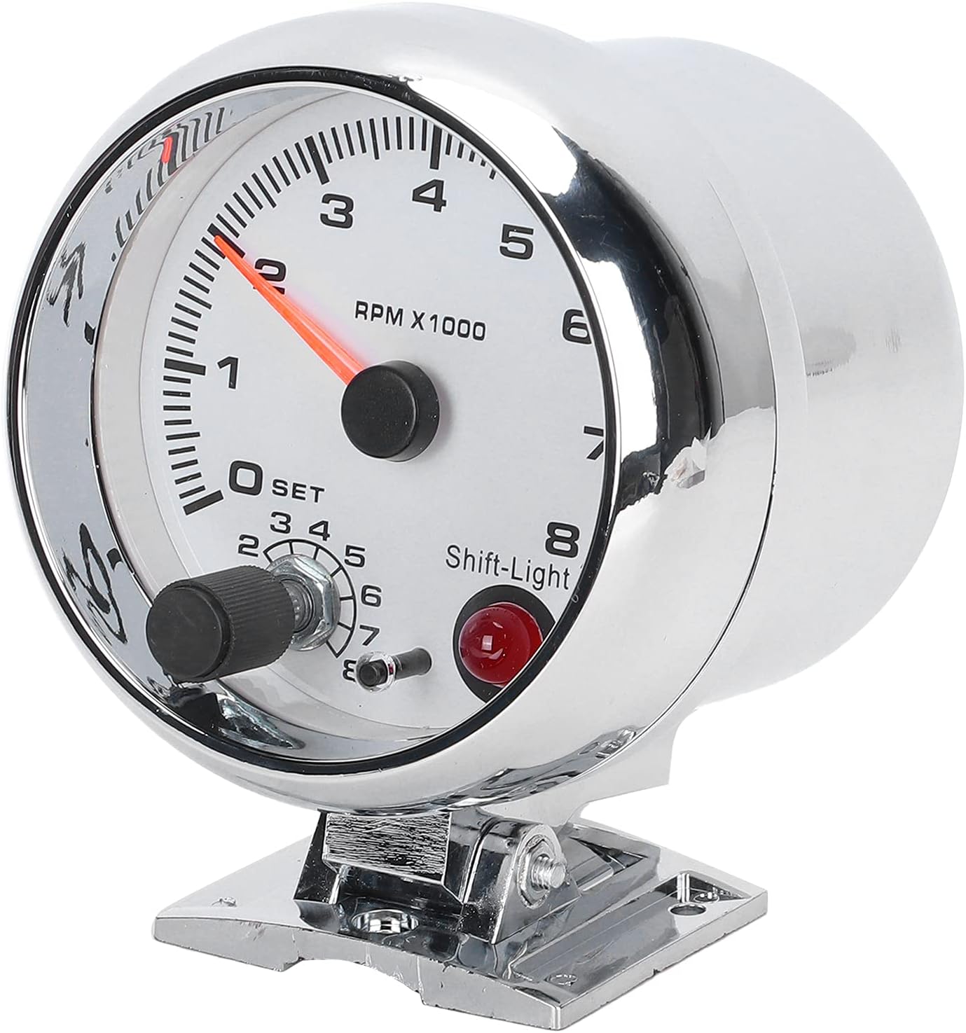 Aramox 0‑8000 RPM Metal Car Tachometer Tacho Gauge Revolution Meter, 3 ...