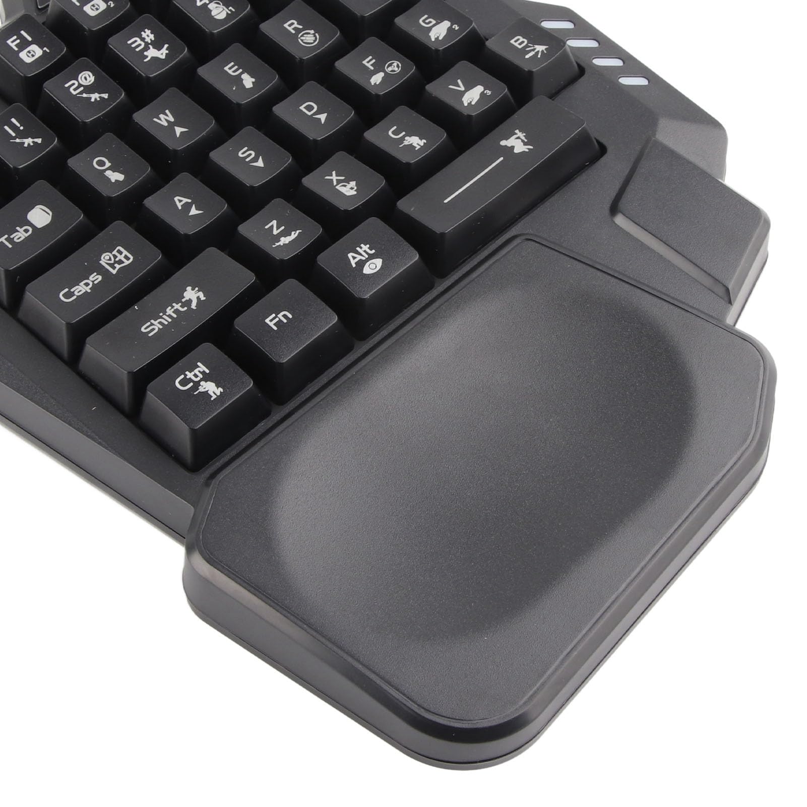 Snapklik.com : One Handed Gaming Keyboard, RGB Backlit 35 Keys Portable ...