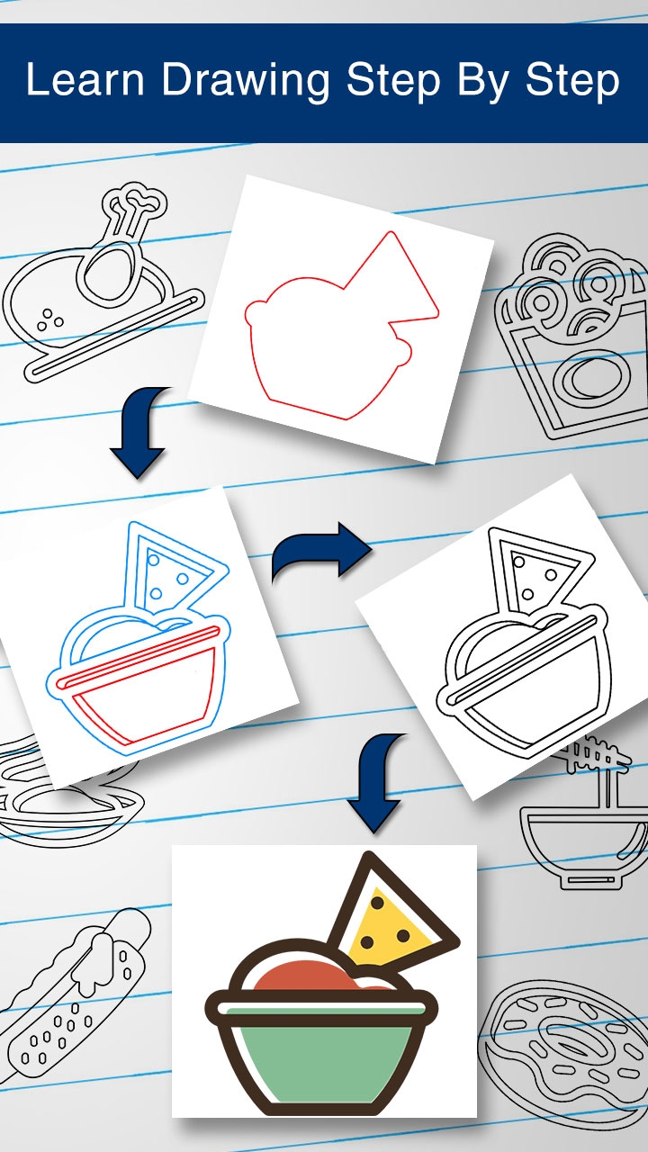 How to Draw Food - App on Amazon Appstore
