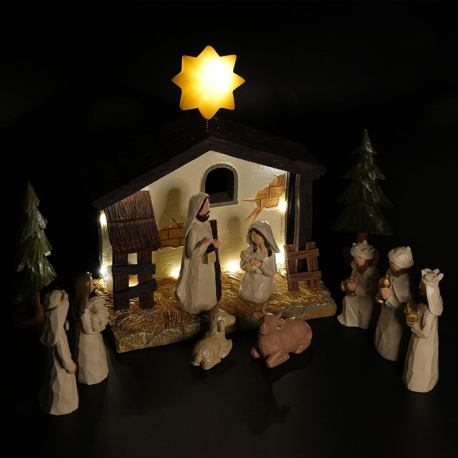 Nativity Set- Nativity Sets & Figures with LED Australia | Ubuy
