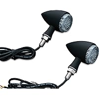 Kuryakyn 2510 Torpedo Bullet Style Motorcycle LED Lights Pair