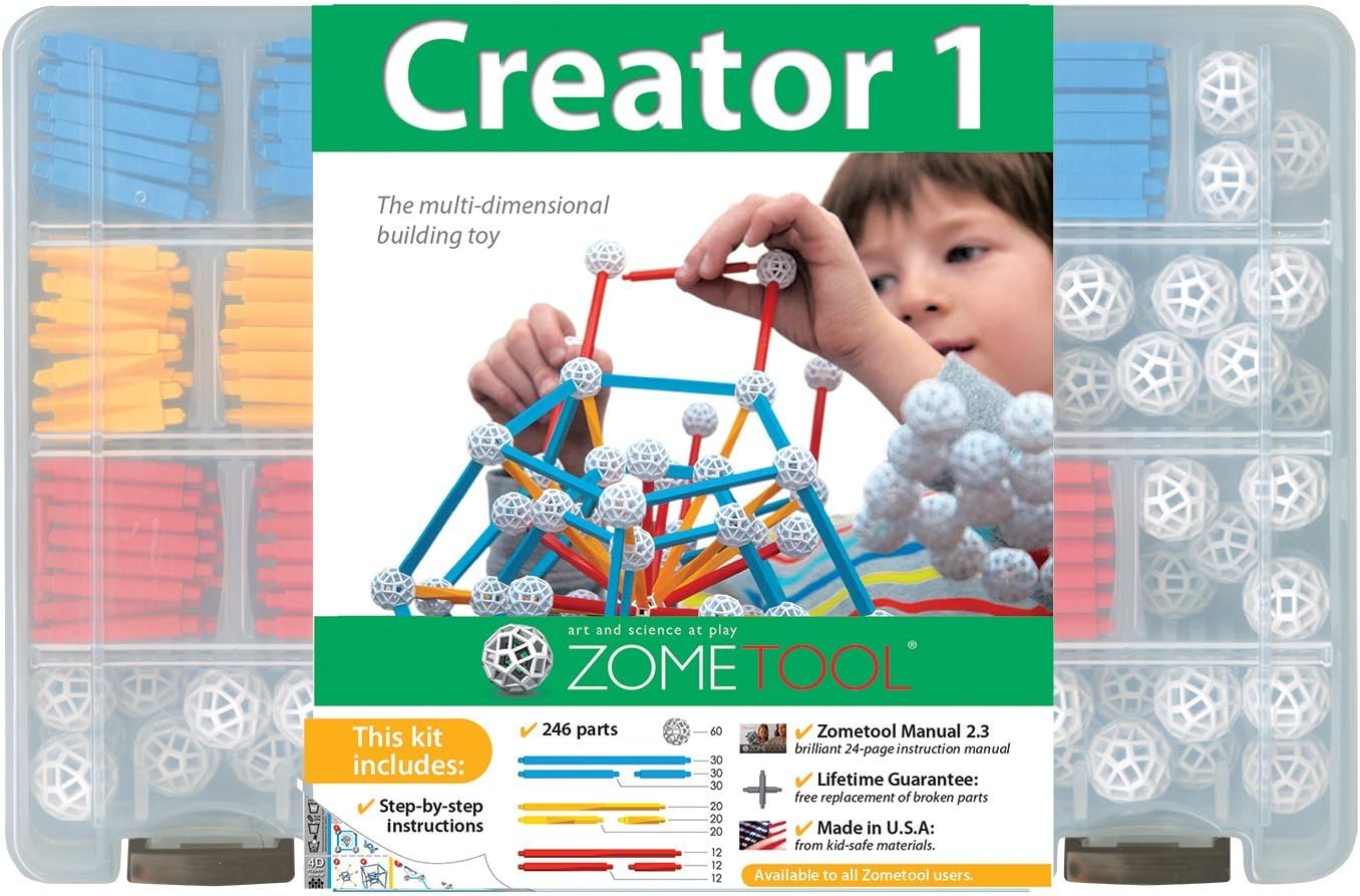 Zometool Creator 1 Construction Kit : Amazon.co.uk: Toys & Games