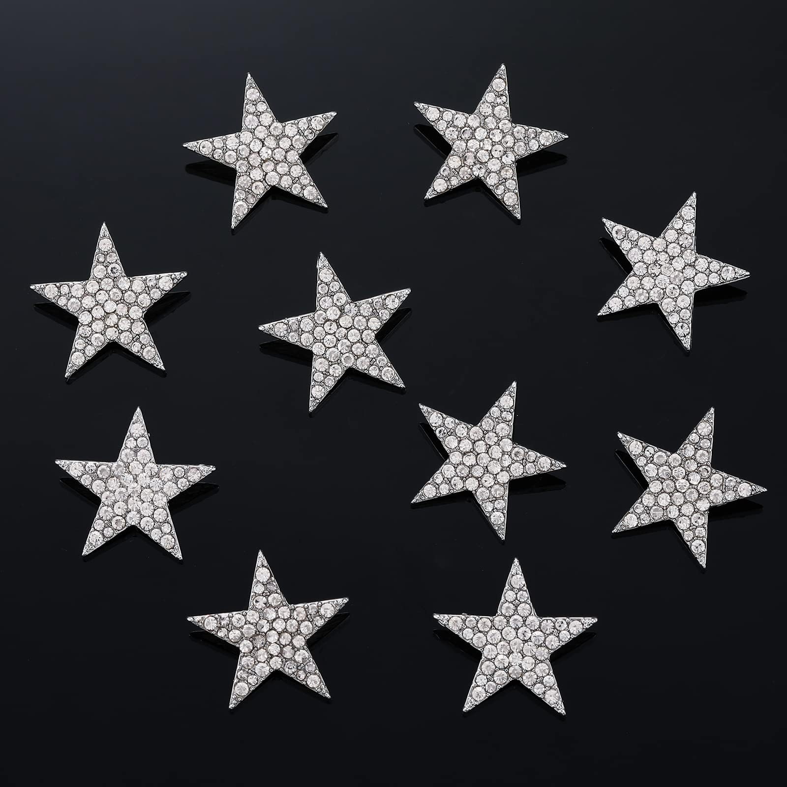 Amazon.com: 12x12 mm Star Buttons 24 Pcs White Good Crafted DIY Ideas