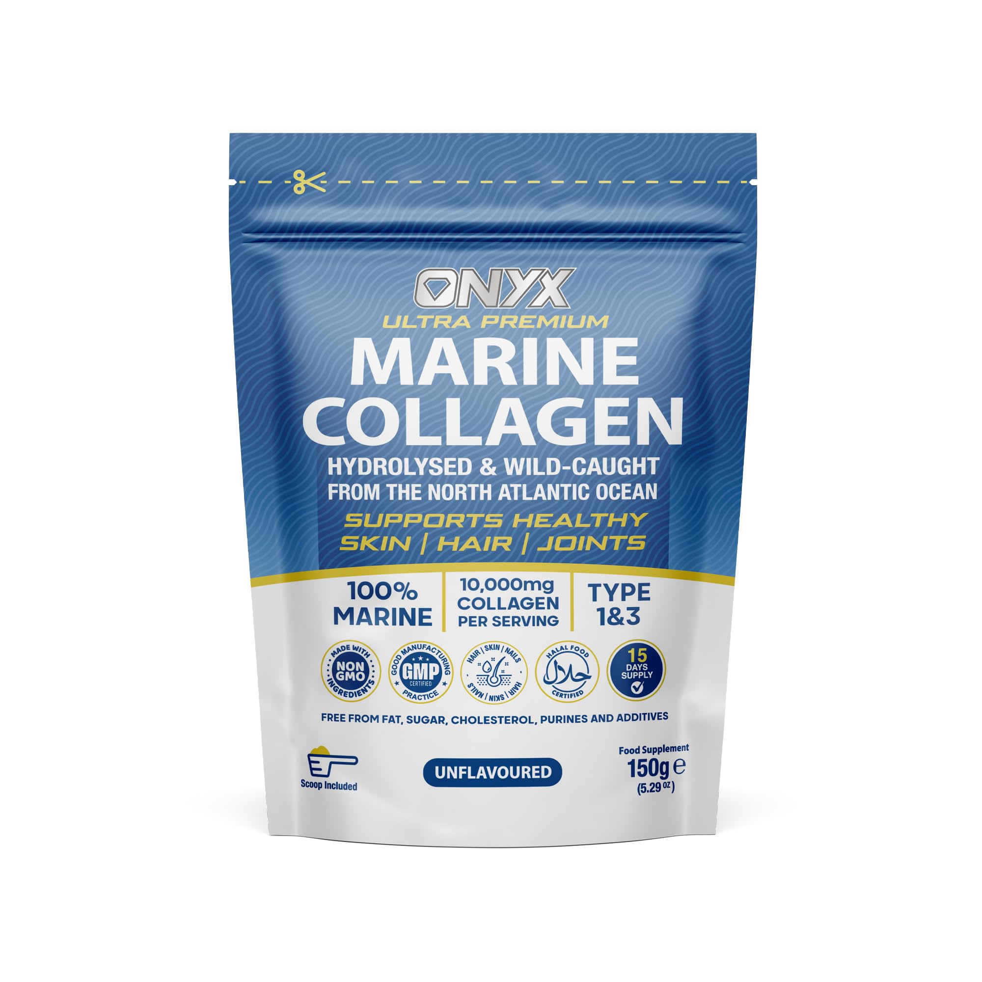 Onyx Marine Collagen Powder 150g (Type I & III) | Wild-Caught Arctic ...