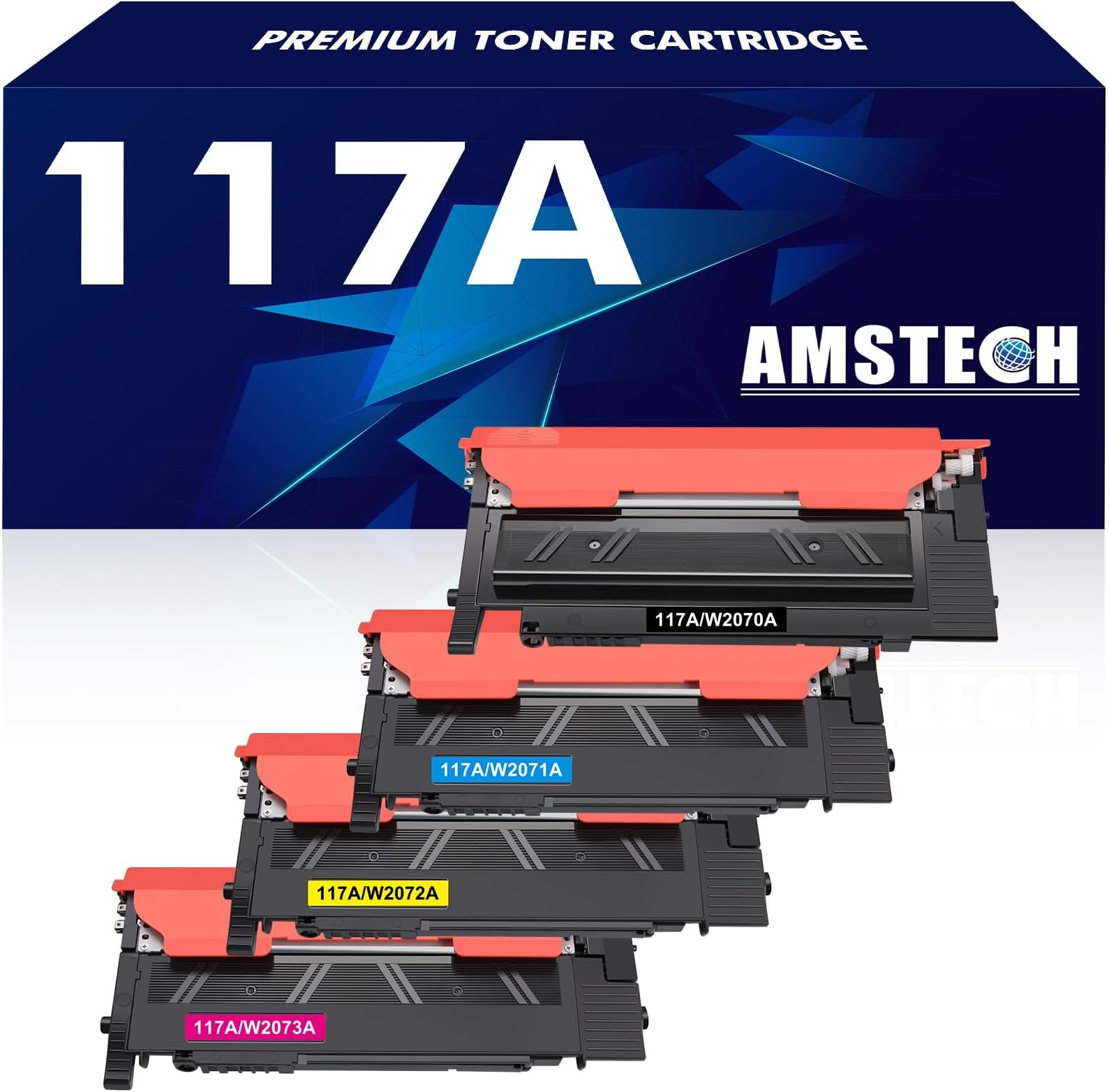 NOGIVY 117A Toner mit Chip Kompatibel für HP 117A Toner Set für Toner ...