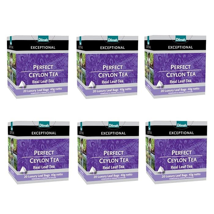 Buy Dilmah Perfect Ceylon Tea 20 Tea Bags X 6 Pack - Dilmah Exceptional ...