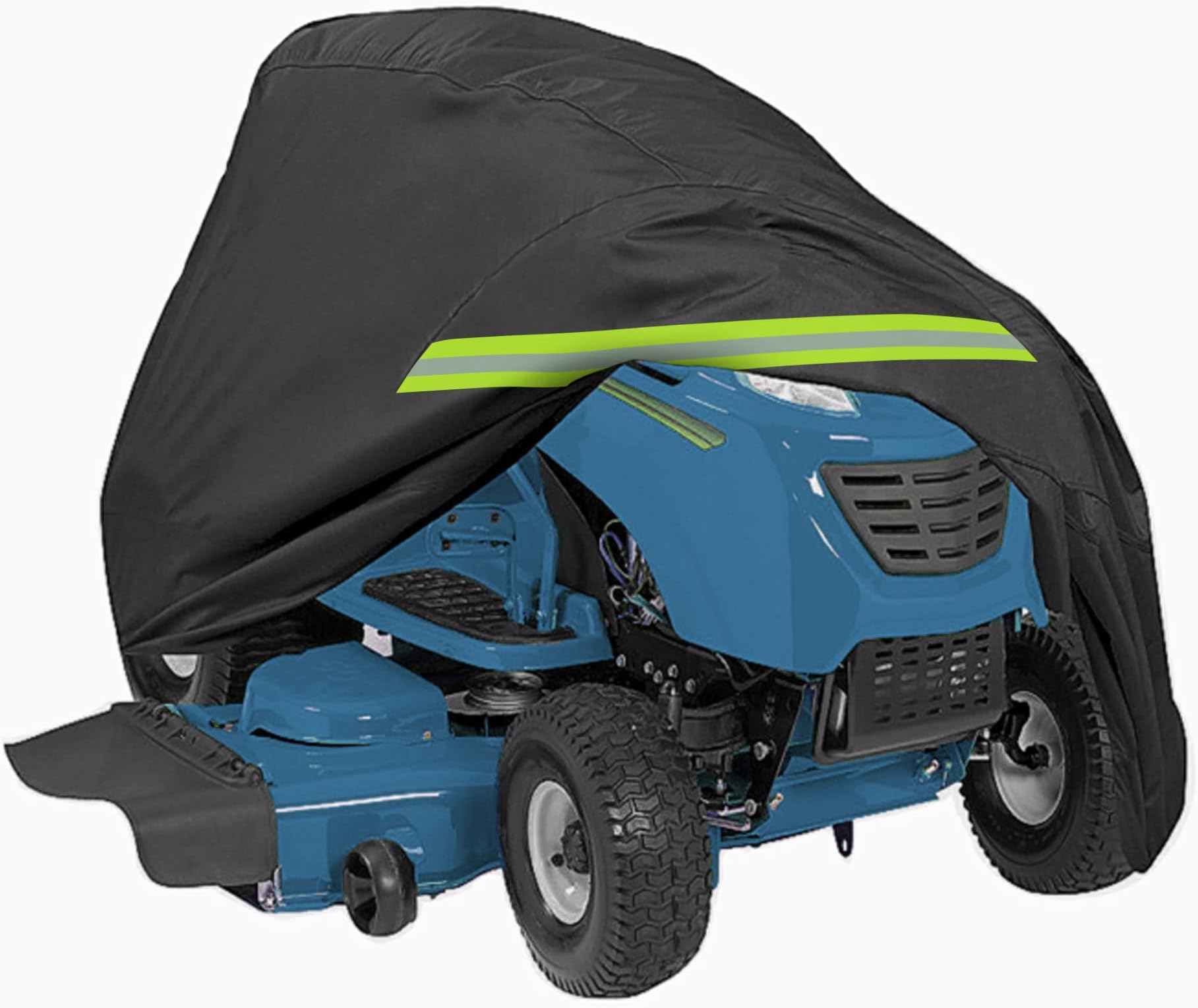 Amazon.com : Tough Cover Riding Lawn Mower Cover, Basic. 210D Marine ...