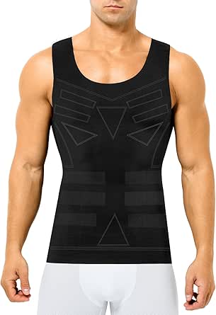 Casey Kevin Compression Shirt Men Shaper Vest for Men Slimming Tank Top ...