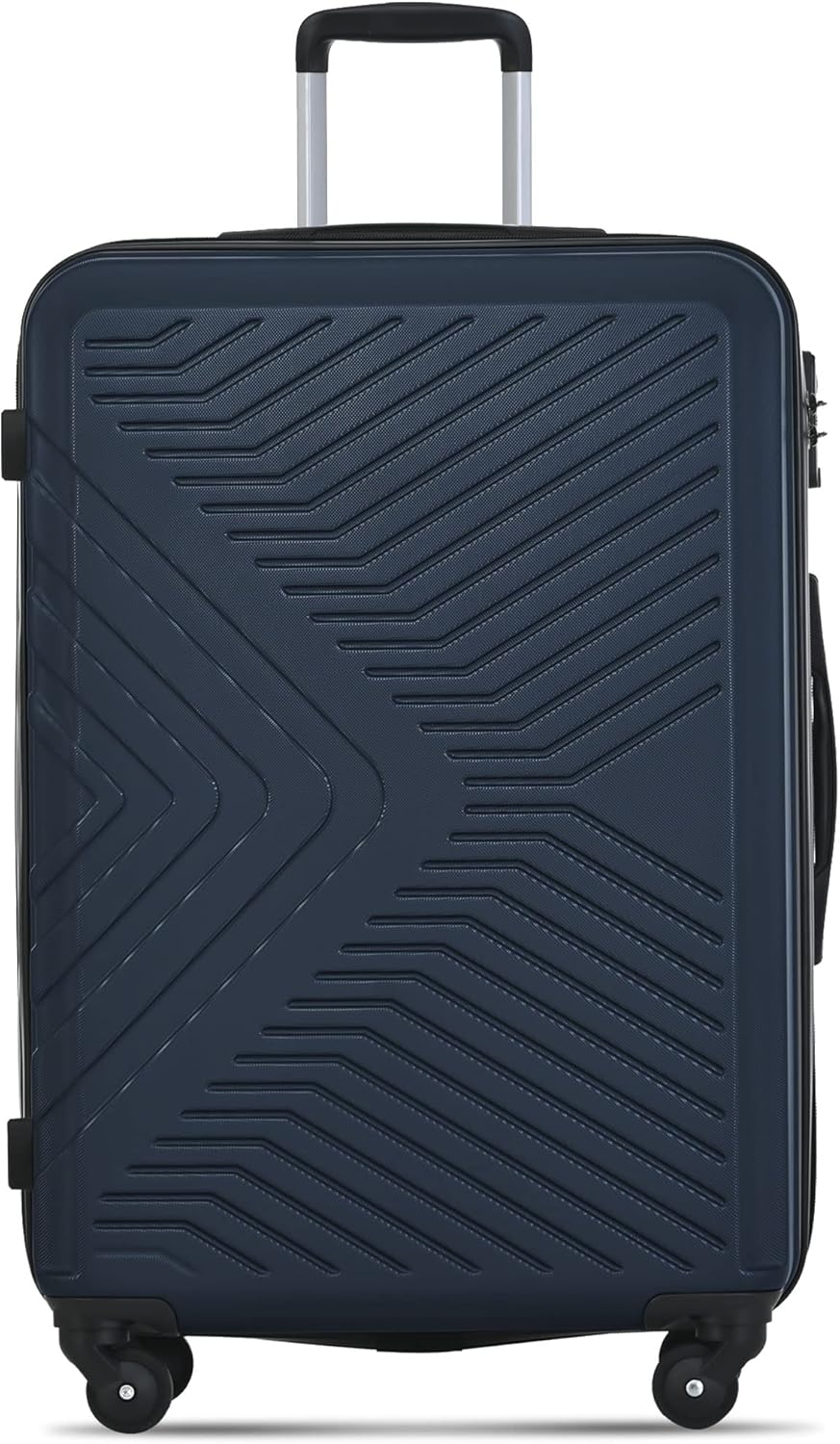 ModernLuxe Suitcase, Large Hard Shell Suitcase, ABS Carry on Suitcase ...