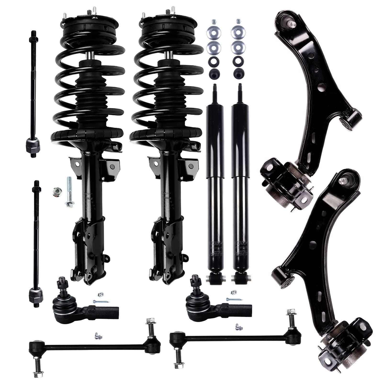 Amazon.com: SCITOO set of 12 complete strut assembly front for 2005 ...