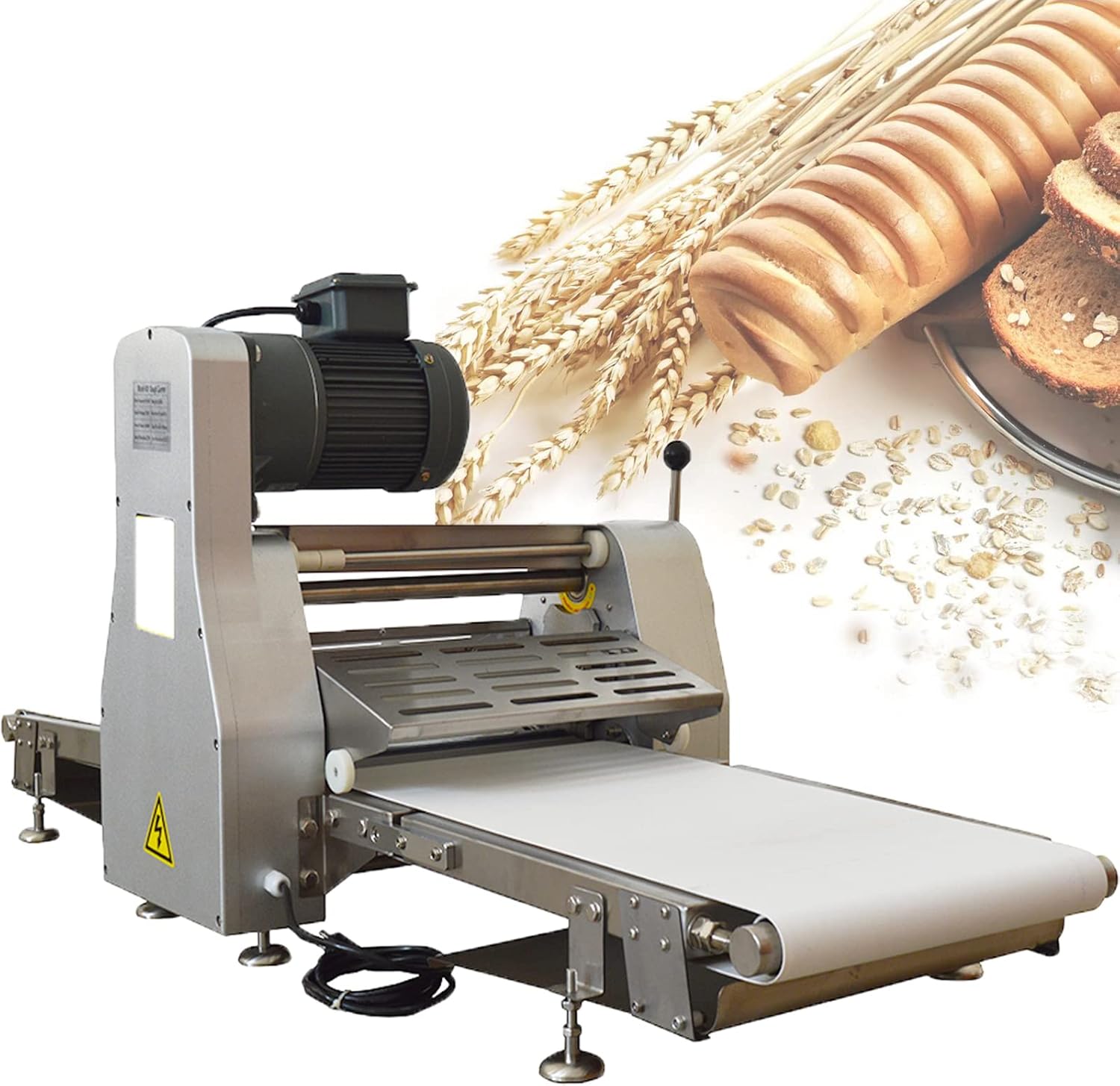 INTBUYING Dough Sheeter Machine Commercial Dough Roller Press Machine ...
