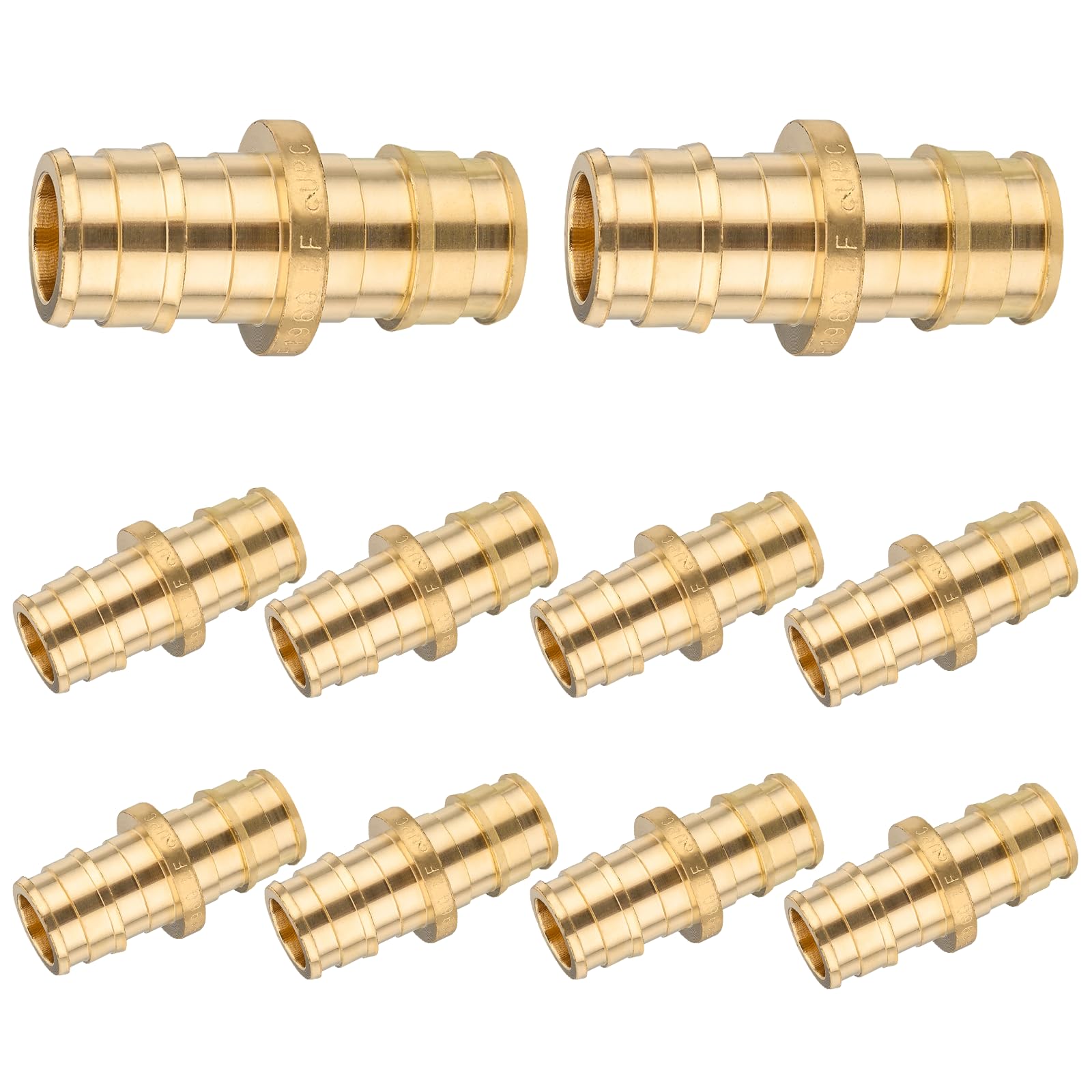 Snapklik.com : 10-Pack HeSun 1/2 Inch Pex-A Expansion Coupling,Pex ...