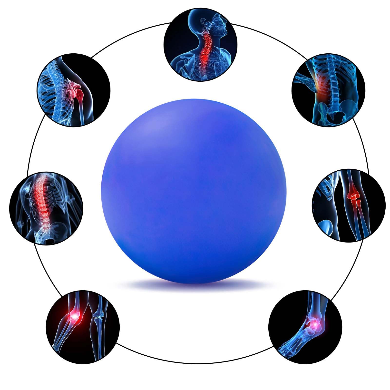 Wovte Massage Lacrosse Ball For Sore Muscles Shoulders 7295