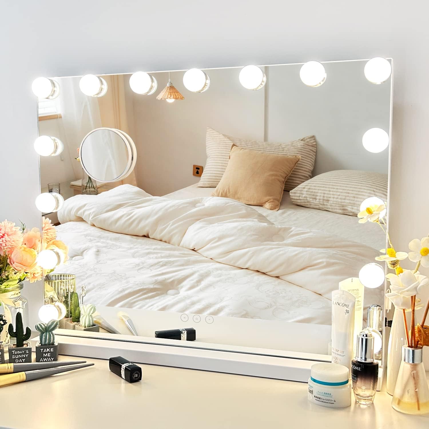 Amazon.com : NeuType Lighted Vanity Mirror, Hollywood Vanity Mirror ...