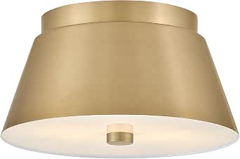 Lark Tess Small Flush Mount Ceiling Light – Classic Drum Style, 2-Light ...