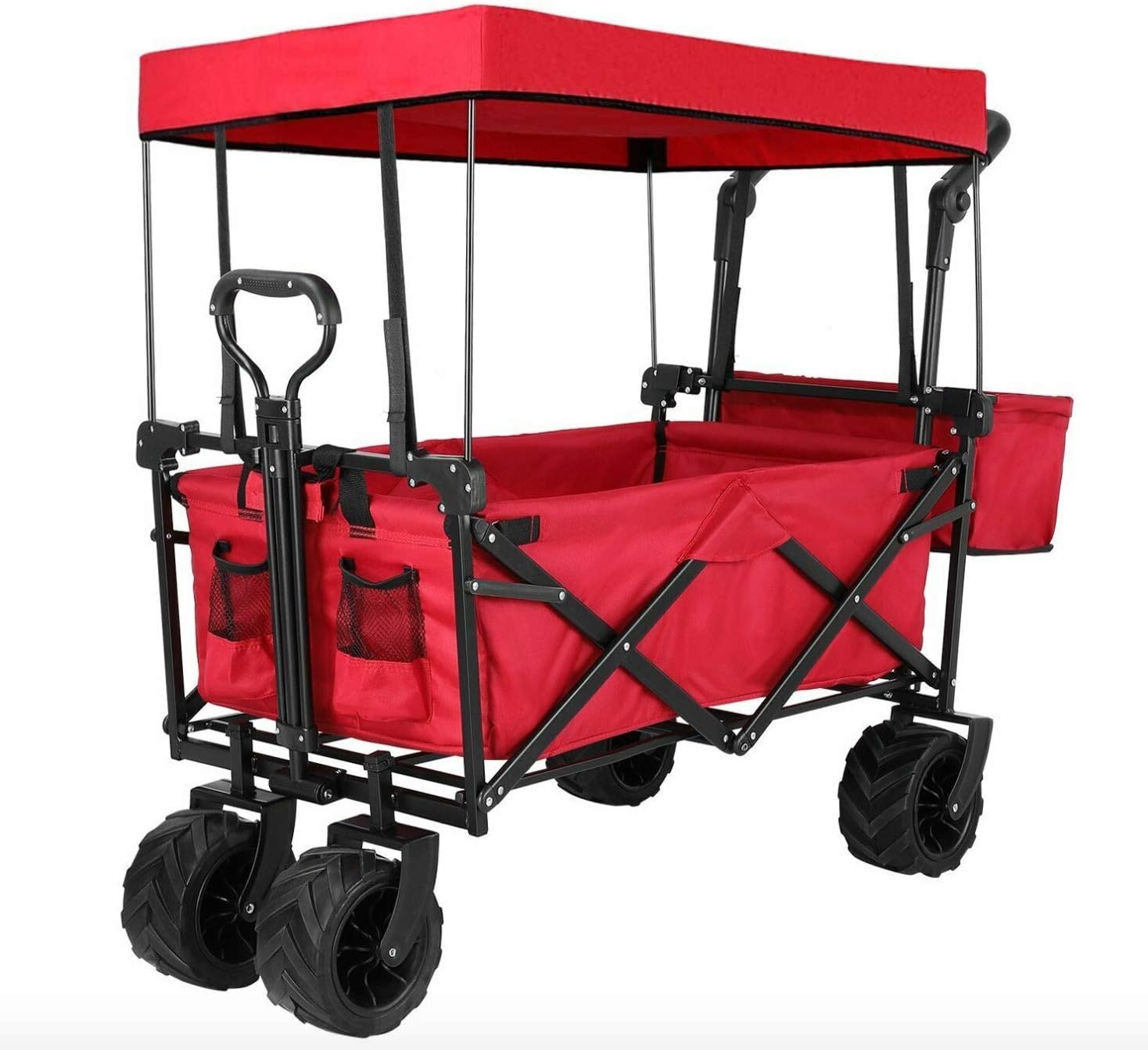 Amazon.com : DWS Heavy Duty Push and Pull Collapsible Utility Wagon w ...