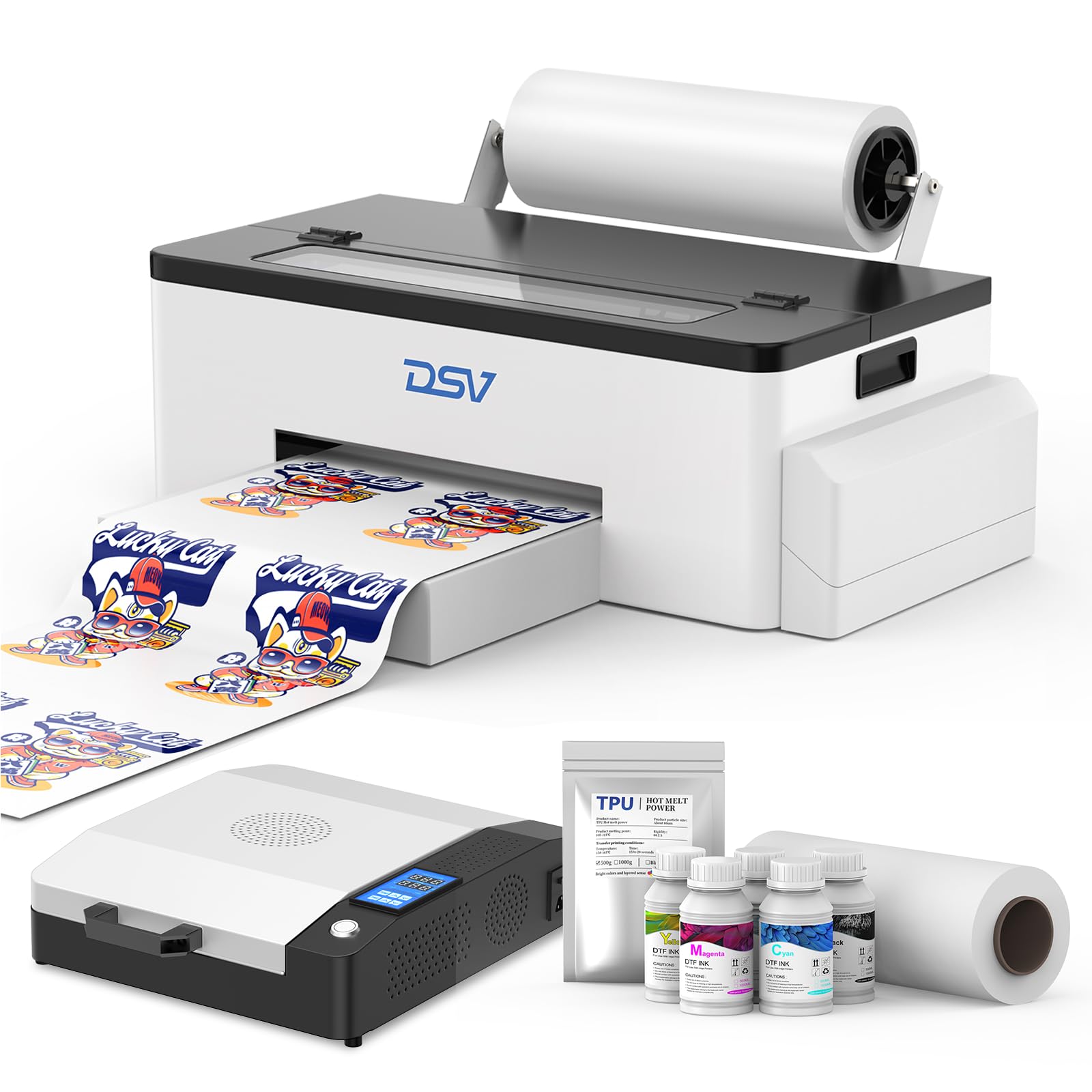 Amazon.com: DTF Printer A3 L1800 Transfer Printing Machine T-Shirt ...