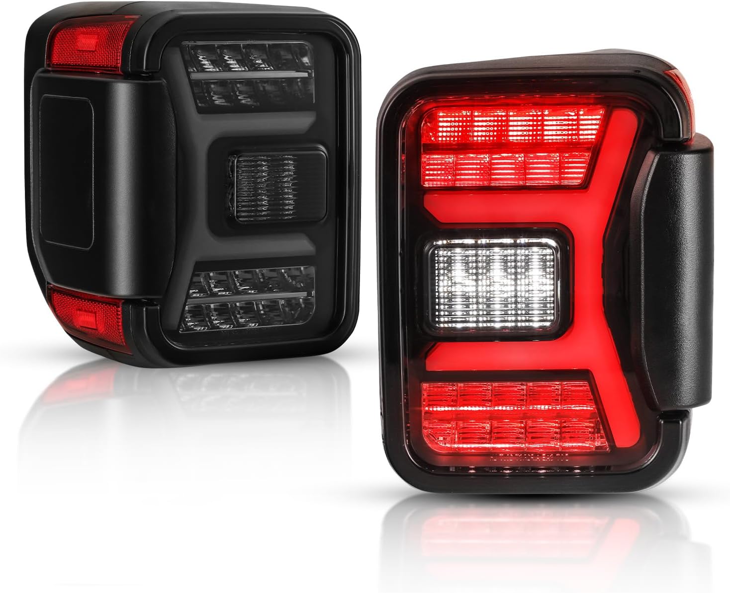 Amazon.com: WolfX Tail Lights LED Sequential for Jeep Gladiator JT JTU ...