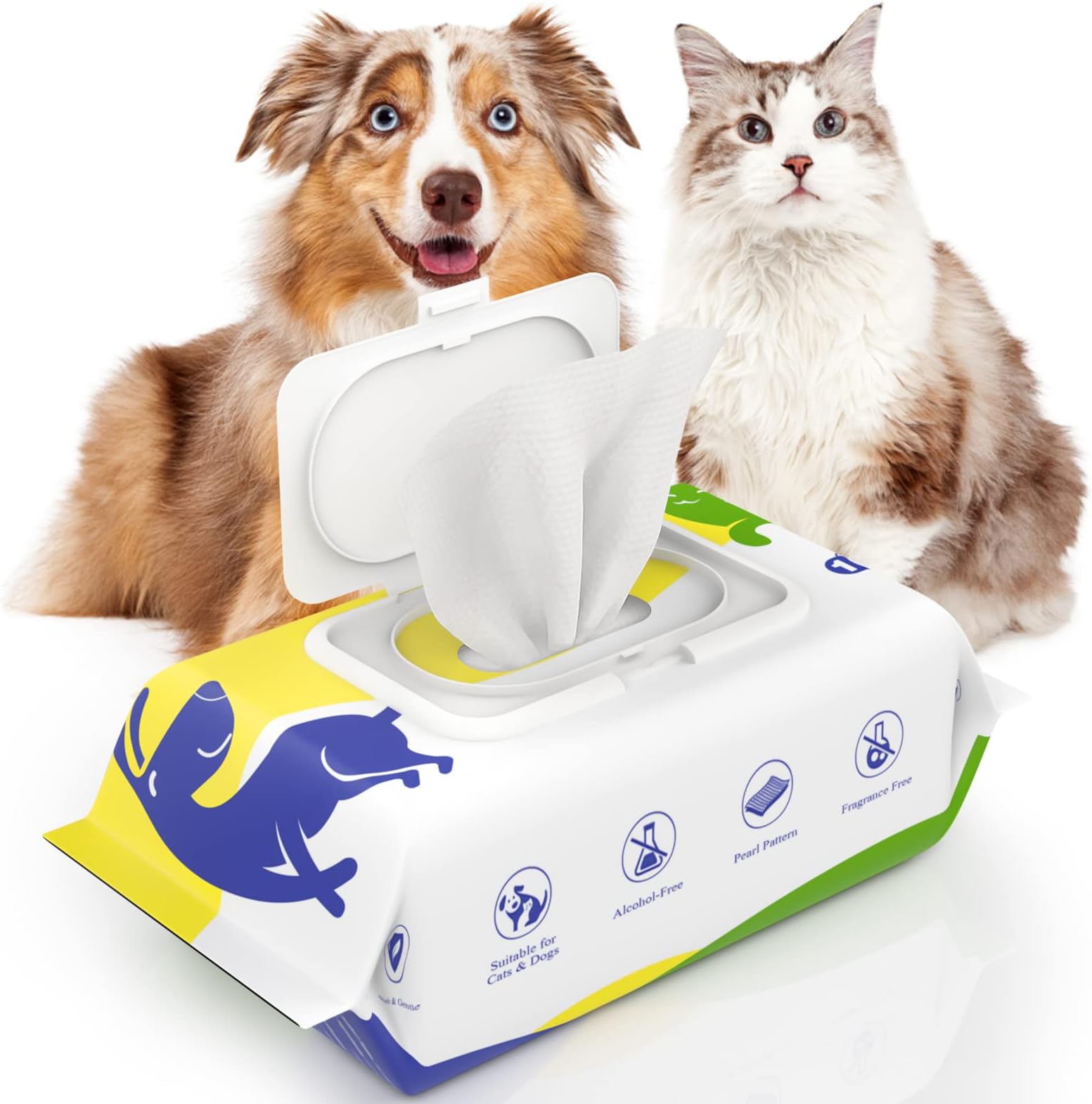 Amazon.com : HICC PET Dog Wipes for Pets, Soothing Allergy & Cleansing ...