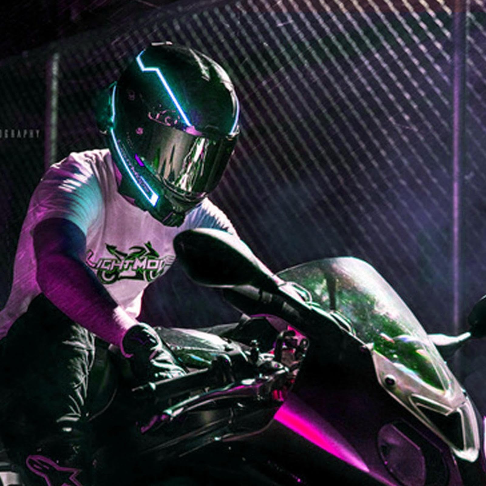 Tron Motorradhelme Shark Skwal I3 Motorradhelm Mit Bremslicht