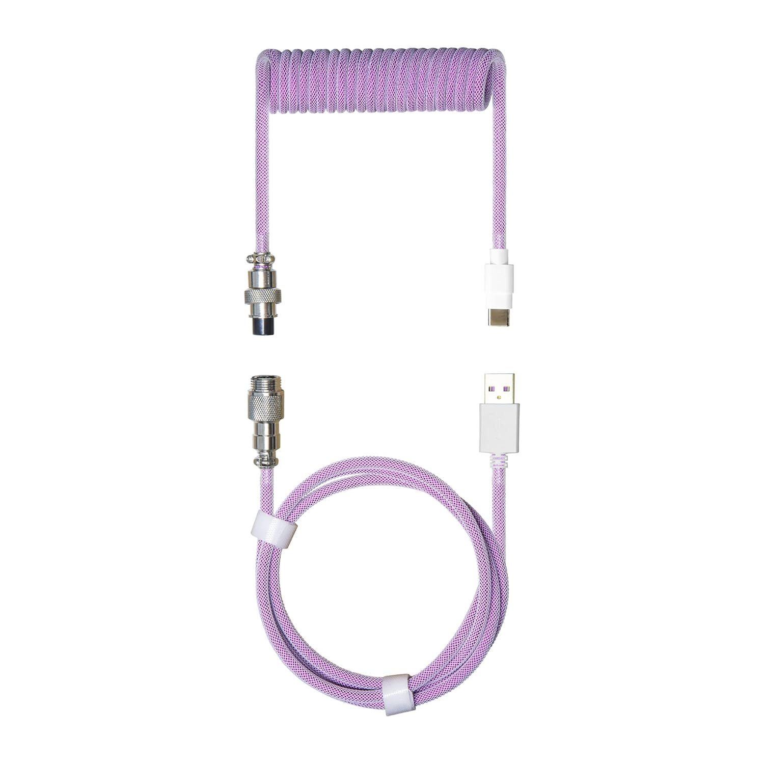 Amazon.com: Cooler Master Coiled Cable Dream Purple with Detachable ...